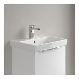 Villeroy & Boch Villeroy und Boch Architectura Waschbecken 4A8755R1 55x42cm, 1 Hahnloch, mit &Uuml;berlauf, wei&szlig; C-plus