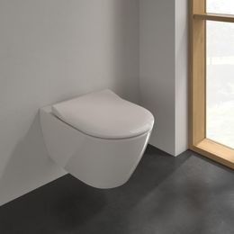 Villeroy & Boch Villeroy & Boch Subway 2.0 Wand Tiefsp&uuml;l WC 5614R0R3 37x56cm, DirectFlush, sp&uuml;lrandlos, pergamon C-plus