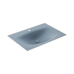 KEUCO Edition 11 Art Einbauwaschtisch 32590530801 1 Hahnloch, 80,6 x 0,4 x 49,3 cm, blue satin