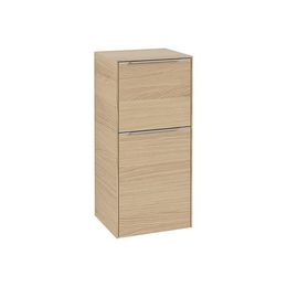 Villeroy & Boch Villeroy und Boch Subway 3.0 Seitenschrank C59500VJ 40x86x36,2cm, Schanier rechts/Griff Aluminium gl&auml;nzend, nordic oak