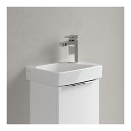 Villeroy & Boch Villeroy und Boch Architectura Handwaschbecken 438637R1 36x26cm, Becken links, 1 Hahnloch, ohne &Uuml;berlauf, wei&szlig; C-plus