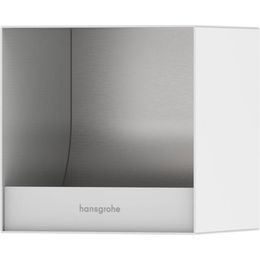 Hansgrohe XtraStoris Original Einbau-Toilettenpapierhalter 56065700 150x150x140mm, mattwei&szlig;