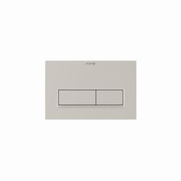 Kludi UNIFIX Bet&auml;tigungsplatte Eckig 32PP01O2 244 x 160 mm Matt Light Dove