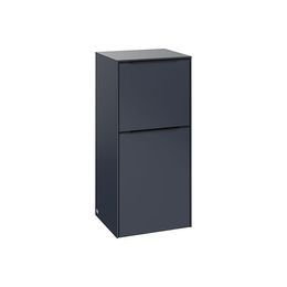 Villeroy & Boch Villeroy und Boch Subway 3.0 Seitenschrank C59501VQ 40x86x36,2cm, Schanier rechts/Griff Volcano black, marine blue