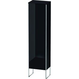 Duravit XSquare Hochschrank XS1314L4040 50x176x35,6cm, T&uuml;r links, stehend, schwarz hochglanz
