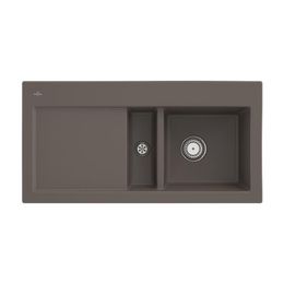 Villeroy & Boch Villeroy und Boch Subway 60 Einbausp&uuml;le 671200TR Sp&uuml;lbecken rechts, 1000x510mm, timber CeramicPlus