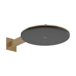 Hansgrohe Raindance Alive S Duschkopf 24540140 2 Strahlarten mit Brausearm, brushed bronze