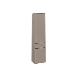 Villeroy & Boch Villeroy und Boch Subway 3.0 Hochschrank C59102VM 40x171x36,2cm, Schanier rechts/Griff monochrom, taupe