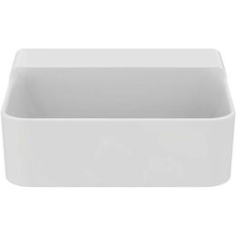 Ideal Standard Conca Handwaschbecken T387901 400x350mm, ohne &Uuml;berlauf, geschliffen, ohne Hahnloch, wei&szlig;