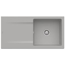 Villeroy & Boch Villeroy & Boch Siluet Einbausp&uuml;le 333601KD mit Ablaufgarnitur und Handbet&auml;tigung, Fossil