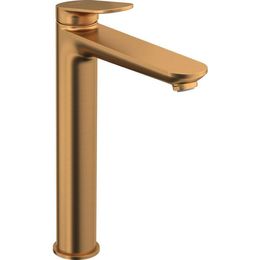 Duravit XL Wave Waschtischarmatur WA1040002004 Ausladung 176mm, ohne Zugstangen-Ablaufgarnitur, Bronze geb&uuml;rstet