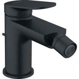 Duravit Wave Bidetarmatur A2400001046 Ausladung 128mm, mit Zugstange Ablaufgarnitur, schwarz matt