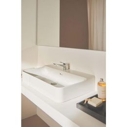 Ideal Standard Conca Waschtisch T382901 mit Hahnloch, ohne &Uuml;berlauf, geschliffen, 800 x 450 x 145 mm, wei&szlig;