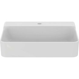 Ideal Standard Conca Waschtisch T3823MA mit Hahnloch, ohne &Uuml;berlauf, geschliffen, 600 x 450 x 145 mm, wei&szlig; Ideal Plus