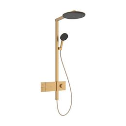 Hansgrohe Raindance Alive S Duschsystem 24583140 1 Strahlart wassersparend mit ShowerSelect Comfort, EcoSmart, brushed bronze