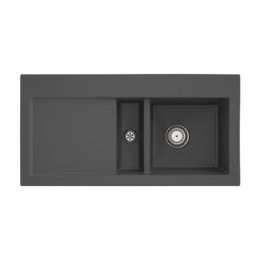 Villeroy & Boch Villeroy und Boch Subway 60 Einbausp&uuml;le 671200i4 Sp&uuml;lbecken rechts, 1000x510mm, graphit CeramicPlus