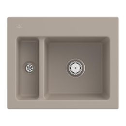 Villeroy & Boch Villeroy und Boch Subway 60 XM Einbausp&uuml;le 678000AM Sp&uuml;lbecken, 620 x 510 mm, almond CeramicPlus