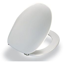 Pressalit 2000 WC-Sitz 124000-UN3999 Univertikalscharnier UN3, Edelstahl, wei&szlig;, mit Deckel, Standard