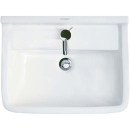 Duravit Starck 3 Waschtisch 0300550000 55 x 42 cm, weiss, mit Hahnloch und &Uuml;berlauf
