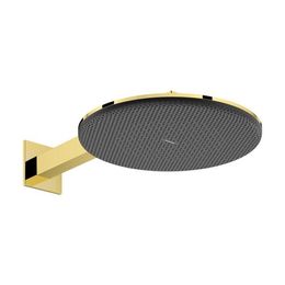 Hansgrohe Raindance Alive S Duschkopf 24540990 2 Strahlarten mit Brausearm, polished gold optic