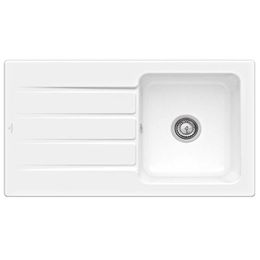Villeroy & Boch Villeroy & Boch Architectura Einbausp&uuml;le 335001R1 mit Ablaufgarnitur und Handbet&auml;tigung, wei&szlig;