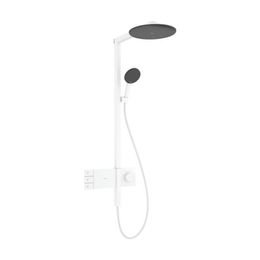 Hansgrohe Raindance Alive S Duschsystem 24596700 2 Strahlarten wassersparend mit ShowerSelect Comfort, EcoSmart, wei&szlig; matt