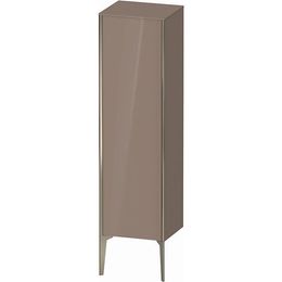 Duravit XViu Halbhochschrank XV1325RB186 40x36x133cm, champagner matt, T&uuml;r rechts, cappucino hochglanz