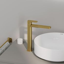 Kludi RENON Waschsch&uuml;ssel-Einhandmischer DN 15 42298N075 ohne Ablaufgarnitur, Brushed Gold