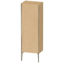 Duravit XViu Halbhochschrank XV1326RB130 50x36x133cm, champagner matt, T&uuml;r rechts, Eiche natur