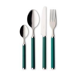 Villeroy & Boch VILLEROY & BOCH Besteck-Set "Tafelbesteck Play 24er Set", 24 tlg.grün garden, Essbesteck-Sets