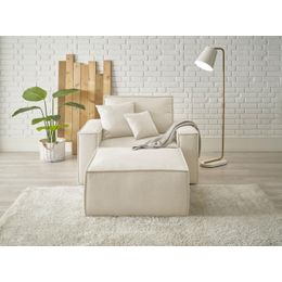 Loveseat OTTO HOME, B:120cm H:85cm T:166cm, beige, Bezugstoff 100% PES ;Atmungsaktives Gewebe ;Easy Clean ;Gramatur 340g/qm +/- 5%, Sessel, "FINNLEY,