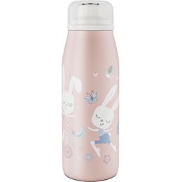 Alfi Isolierflasche "KIDS ISO BOTTLE, Edelstahlkörper, spülmaschinenfest", 350mlsweet ballerinas, Trinkflaschen, 12h heiß & 24h kalt, Trinköffnung