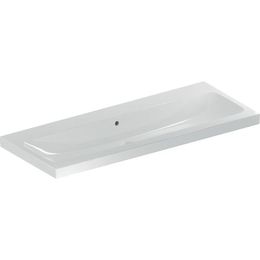Geberit iCon light Waschtisch 501837003 120x48cm, ohne Hahnloch, mit &Uuml;berlauf, wei&szlig;