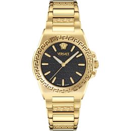 Versace Damen Quarzuhr "GRECA REACTION LADY", gold, Armbanduhren, Armbanduhr, Damenuhr, Swiss Made, Edelstahlarmband, analog