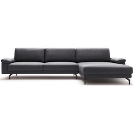 Ecksofa, B:294cm H:95cm T:178cm, schwarz, CREATION BY ROLF BENZ, Wohnzimmer, Sofas, "CR.450 elegantes Designsofa mit hohem Sitzkomfort"