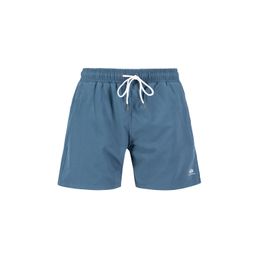 Herren Shorts "Basic Swim Short", blau, Gr. XL, Alpha Industries, Obermaterial: 100% Polyester, Futter: 100% Polyester, Hosen