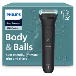 Philips Elektrokörperrasierer "Serie 5000 BG5475/15"schwarz, Elektrorasierer, mit Triple Protect-Rasiersystem und bidirektionalen Kämmen