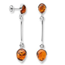 OSTSEE-SCHMUCK Damen Paar Ohrh&auml;nger "- Elina - Silber 925/000 - Bernstein", Silber 925 (Sterlingsilber), silber, Silber 925 (Sterlingsilber), Ohrringe
