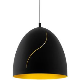 Eglo Pendelleuchte "HUNNINGHAM", 1, Ø 40,5cm, gold, Esszimmer, Leuchten, Hängelampe, Hängeleuchte, Esstischlampe, Wohnzimmerlampe, E27, 40,5 cm