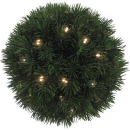 Creativ green Dekokugel "Weihnachtsdeko aussen", B/H/T: 20cm, gr&uuml;n, Dekofiguren, mit zahlreichen Tannenspitzen