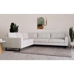 Ecksofa Home Affaire, B:290cm H:85cm T:250cm, beige, 90% Polyester, 10% Nylon, Wohnzimmer, Sofas, "Pinto, XXL, 250/290 cm, langer Schenkel,