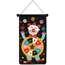 Janod Kinder Spiel "Magnetisches Dartspiel - Zirkus", bunt, B:44cm H:65cm T:4cm, Spiele