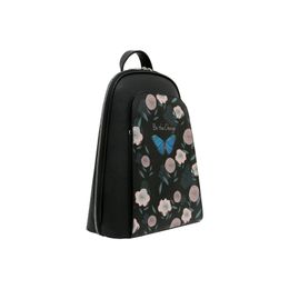 DOGO Damen Tagesrucksack "Tidy Bag Rucksack Be The Change Damen Backpack", schwarz, Lederimitat, Rucks&auml;cke