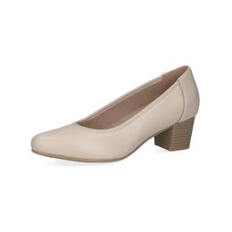 Caprice Damen Pumps "Caprice Pumps Leder", Gr. 39cream, Leder, Schuhe