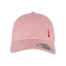 MISS TEE Damen Flex Cap "Miss Tee Queen Card Cotton Twill Cap"pink, 100% Baumwolle, Caps