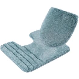 M&ouml;ve Badematte M&Ouml;VE, H:30mm, blau, Polyacryl, Badematten, "Loft, Badvorleger, Badezimmer Teppich", Badteppich, Badematten auch als 2 teiliges Set & rund