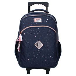 Vadobag Kinder Cityrucksack, blau, Kunstfaser, Rucksäcke, mit Rollen und ausziehbarem Griff