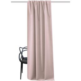 Vorhang HEINE HOME, B:135cm H:300cm, rosa, Polyester, Gardinen