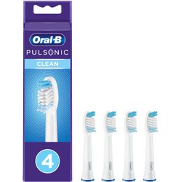 Oral-B Herren Aufsteckbürsten "Pulsonic Clean", 4 Stk., weiß, Zahnbürstenköpfe