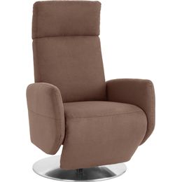 Sit & More TV-Sessel SIT & MORE, B:71cm H:110cm T:82cm, braun, Luxus-Microfaser (90% Polyester, 10% Polyamid);Flachgewebe (100% Polyester);Struktur (100%
